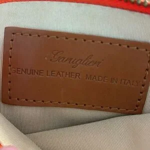 Garuglieri | Bags | Grungier Italian Leather Wristlet Pouch In Bright ...